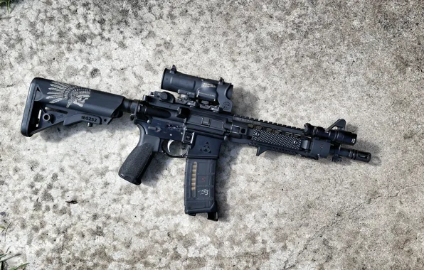 Download wallpaper weapons, background, machine, assault rifle, section ...