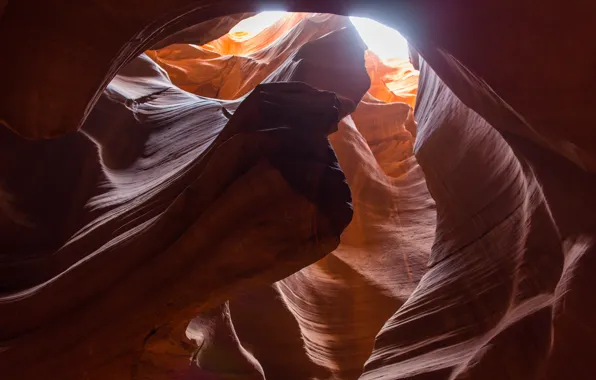 Wallpaper light, canyon, AZ, USA, America, output, antelope canyon for ...