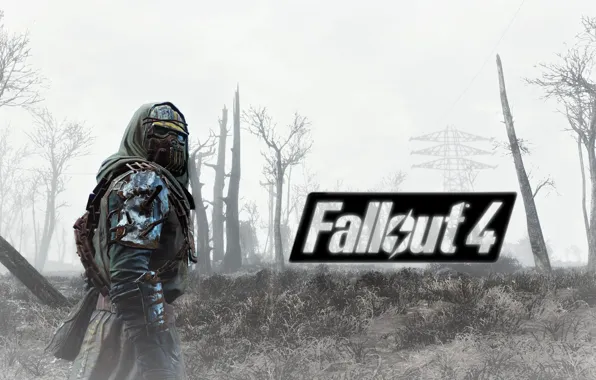 Wallpaper the game, games, Fallout 4, armor with spikes and mask ...