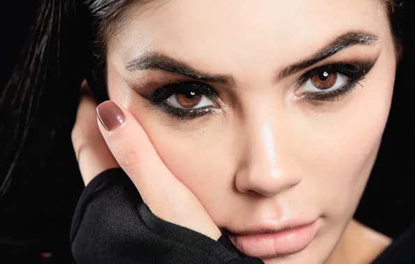 Wallpaper eyes, look, face, model, Melissa images for desktop, section ...