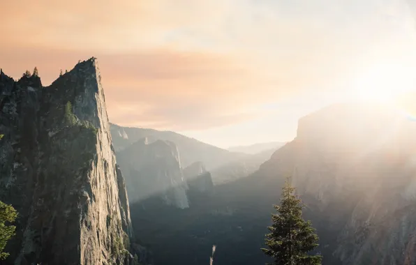 Download wallpaper landscape, nature, mountains, section nature in ...