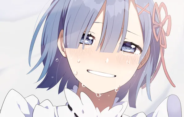 Wallpaper girl, tears, crying, From scratch, REM, Re Zero Kara Hajime ...