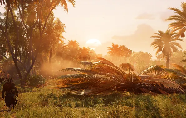 Wallpaper background, the game, Assassin's Creed Origins for mobile and ...