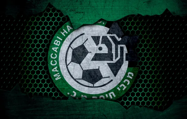 Download wallpaper wallpaper, sport, logo, football, Maccabi Haifa ...