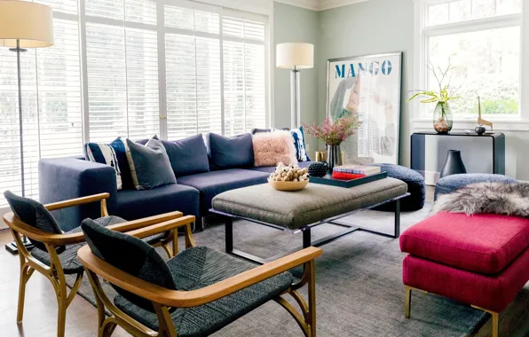 Wallpaper room, interior, living room, by Vik Roma, Laid Back living room for mobile and desktop ...