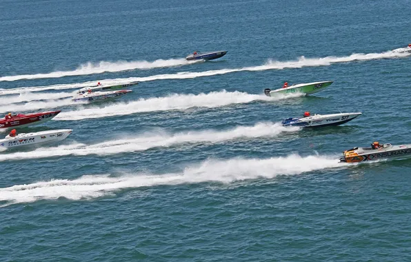 Download wallpaper speed, boats, race, section sports in resolution ...