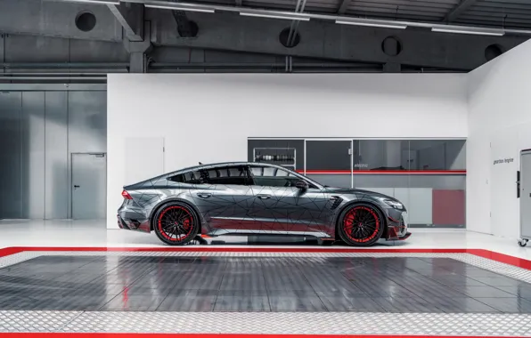 Wallpaper Audi, side view, ABBOT, RS 7, 2020, RS7 Sportback, RS7-R for ...