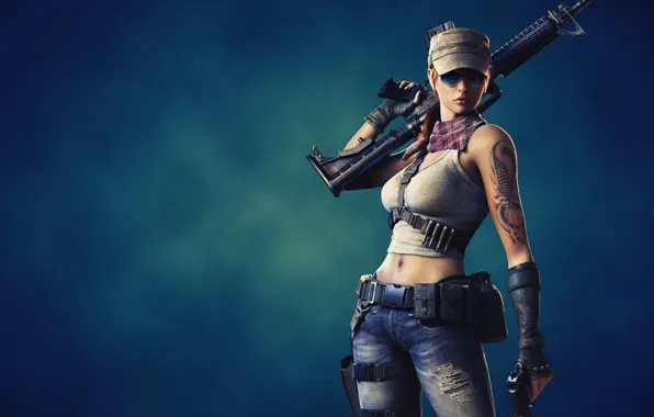 Wallpaper Point Blank, point blank, girl with guns, the girl on the ...