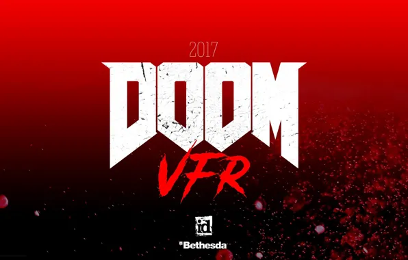 Download wallpaper red, game, Bethesda, Doom, Doom VFR, section games ...