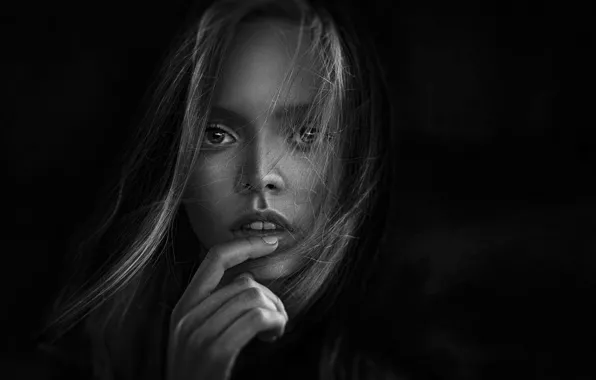 Wallpaper portrait, Lera, George Chernyadev, Valeriy Kolesnikov images ...