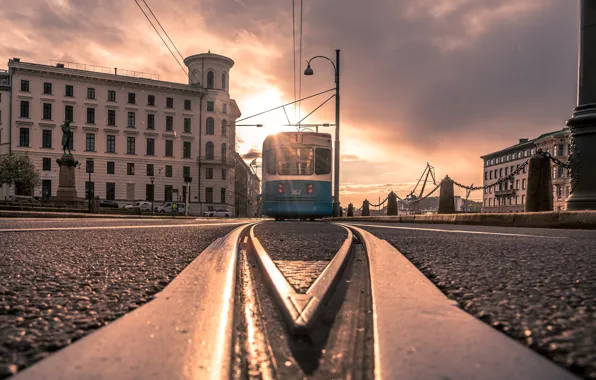 Wallpaper the city, street, tram, Gothenburg images for desktop ...