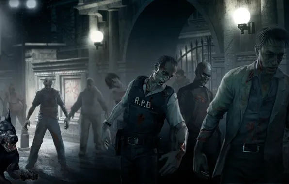 Zombie Biohazard Wallpaper