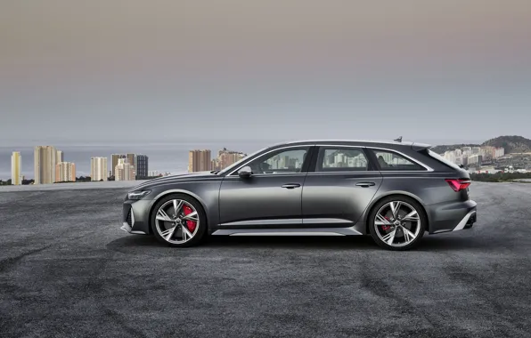 Wallpaper Audi, side view, Before, RS6, RS 6, 2019 for mobile and ...