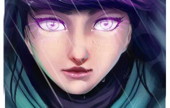 Download wallpaper look, girl, Naruto, Naruto, Hinata Hugo, section ...