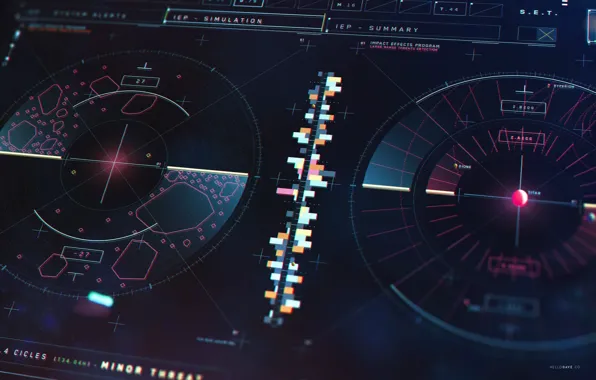 Wallpaper panel, display, ui human displays bridge, LONE ECHO ...