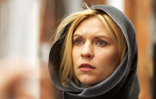 Download wallpaper look, makeup, the series, Homeland, Claire Danes ...