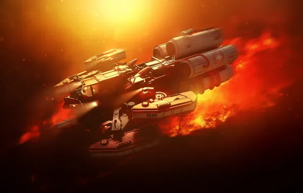 Download wallpaper Future, Fire, Fire, The concept, Style, Flame ...