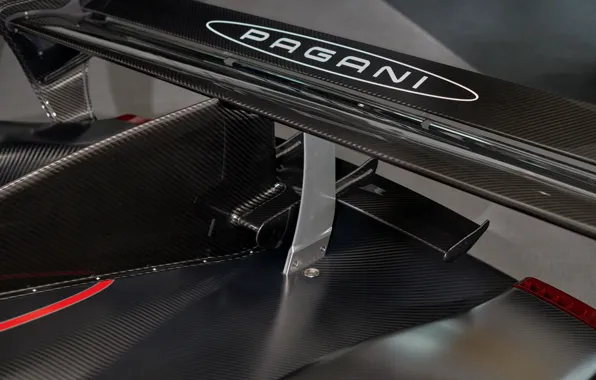 Wallpaper Pagani, Pagani Zonda R, Zonda, carbon fiber, rear wing images ...