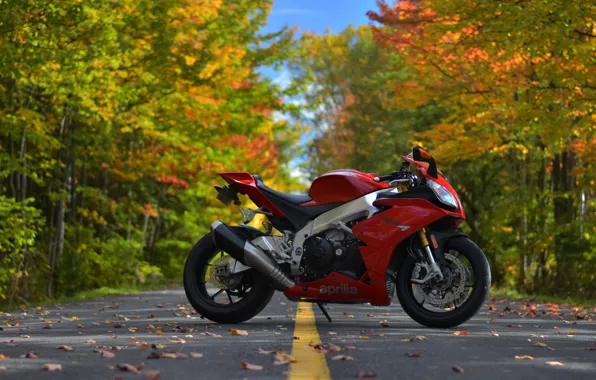 Wallpaper Red, Aprilia, RSV4 for mobile and desktop, section мотоциклы ...