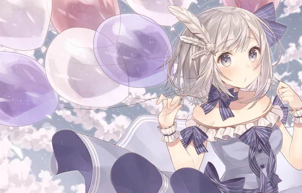 Download wallpaper girl, anime, girl, section art in resolution 320x240