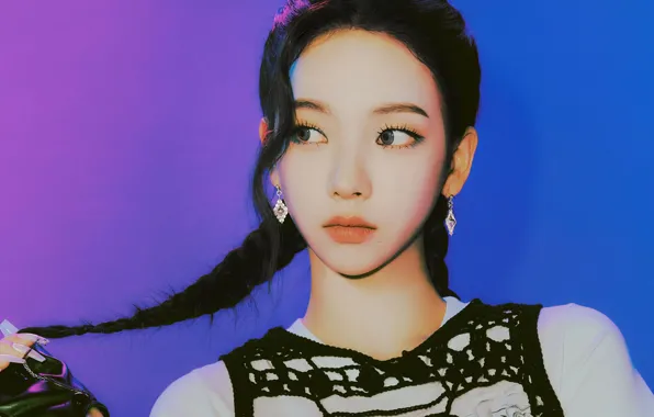 Wallpaper portrait, braid, singer, Asian, Karina, beautiful girl ...