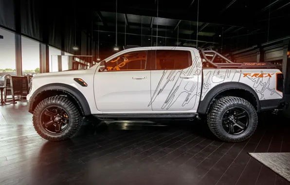 Wallpaper tuning, Ford, side view, Raptor, pickup, Ford Ranger, T-REX ...