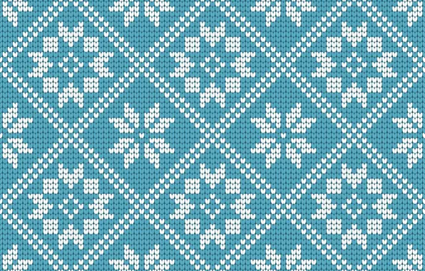Wallpaper winter, snowflakes, background, blue, pattern, Christmas ...
