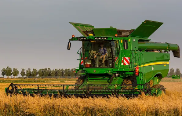 Wallpaper field, the harvest, harvester for mobile and desktop, section ...