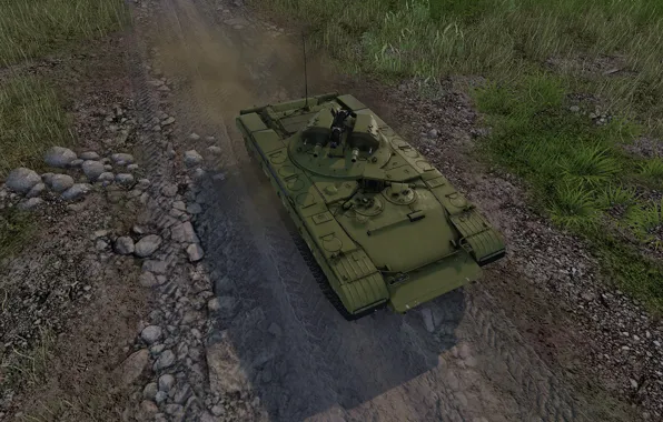 Wallpaper USSR, Object 287, An experienced rocket tank for mobile and ...