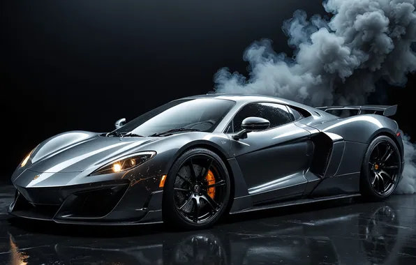 Wallpaper machine, smoke, car for mobile and desktop, section ии арт ...