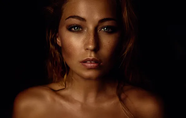 Wallpaper portrait, freckles, Rahel Chiwitt for mobile and desktop ...