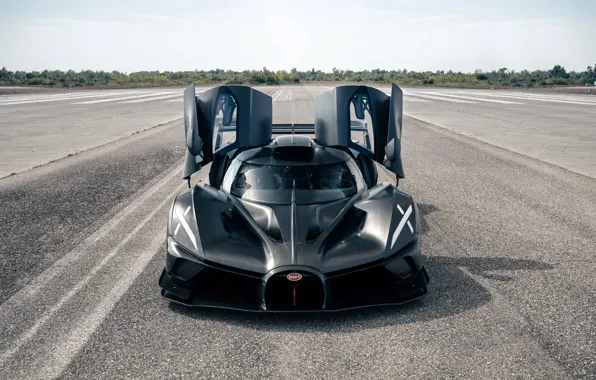 Download wallpaper Bugatti, front, Bolide, doors up, Bugatti Bolide ...