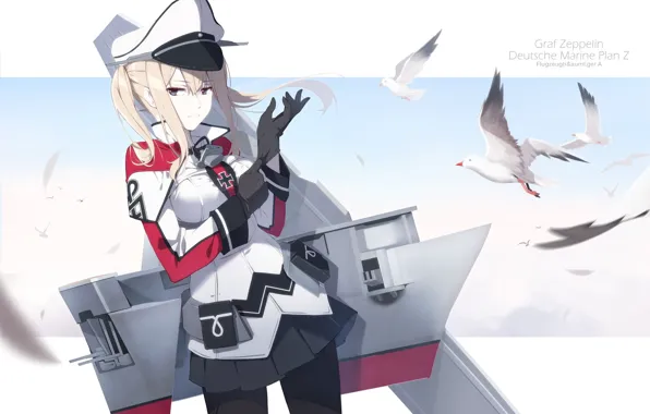 Wallpaper anime, art, kantai collection, Naval Collection for mobile ...