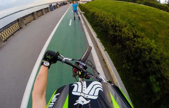 Download wallpaper bike, large, downhill, downhill, GoPro, gopro, From ...