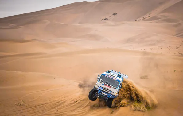 Wallpaper Beast, The sky, Sand, Master, Truck, Dune, Nature, Kamaz ...