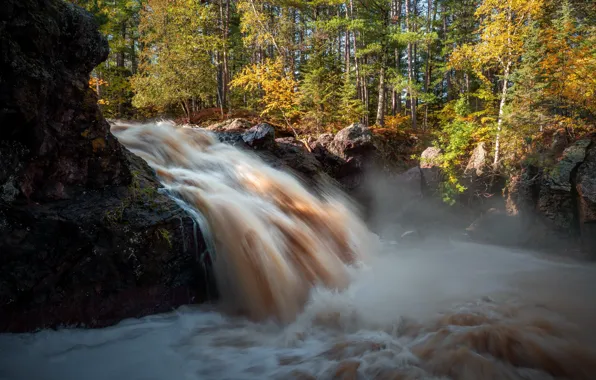Wallpaper autumn, nature, river for mobile and desktop, section природа ...