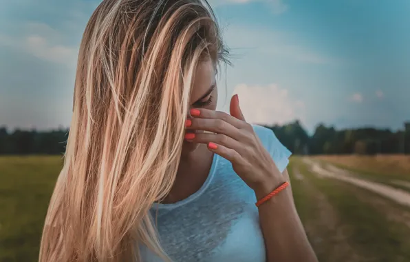 Wallpaper Summer The Sky Girl The City Hair Moscow Tan Blonde