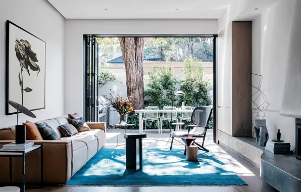 Wallpaper design, style, room, interior, Australia, living room, by Alexander &CO., Queens Park ...