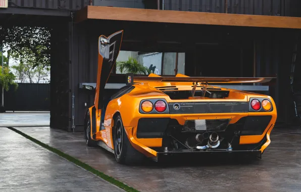 Wallpaper Lamborghini, Diablo, rear view, Lamborghini Diablo GT2 for ...