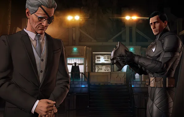 Wallpaper The game, Glasses, Batman, Costume, Belt, Hero, Mask, Cloak ...