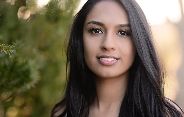 Wallpaper look, girl, face, Parinita for mobile and desktop, section ...