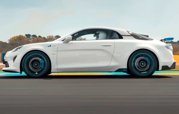 Download wallpaper The Mans, Renault, side view, Alpine, 2023, A110R ...