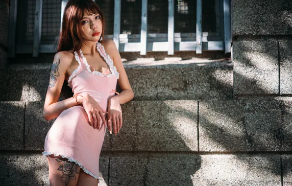 Wallpaper Look Girl Asian For Mobile And Desktop Section девушки