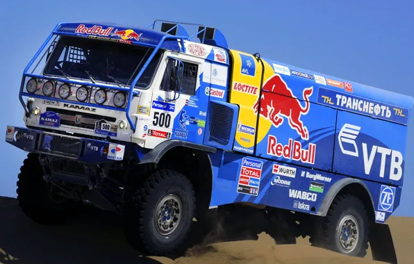 Wallpaper Sand, Nature, Sport, Truck, Race, Master, 500, Kamaz, Rally ...