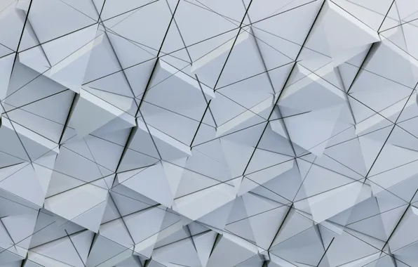 Wallpaper abstract, wall, design, texture, triangle, background, steel ...