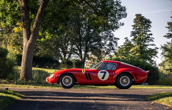 Wallpaper Ferrari, 1962, 250, Ferrari 250 GTO, side view, Ferrari 330 ...