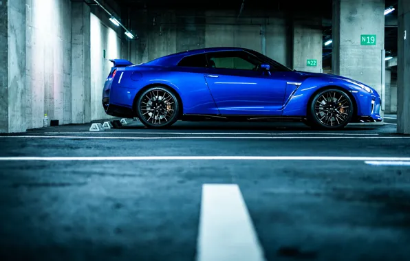 Wallpaper Nissan, GT-R, side view, R35, 50th Anniversary, JP-Spec, 2019 ...