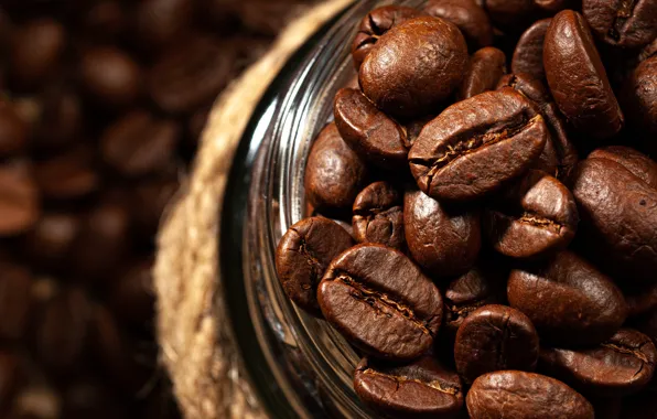 Wallpaper macro, coffee, Bank, coffee beans for mobile and desktop ...