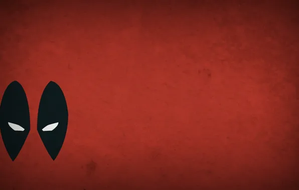 Wallpaper red, Deadpool, Marvel images for desktop, section минимализм ...