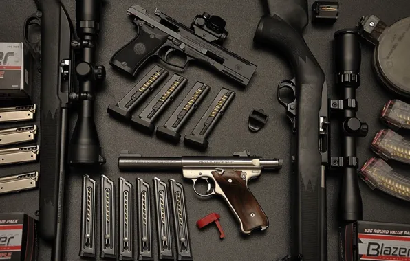 Wallpaper gun, pistol, bullets, weapon, sniper, ammunition, Handgun ...